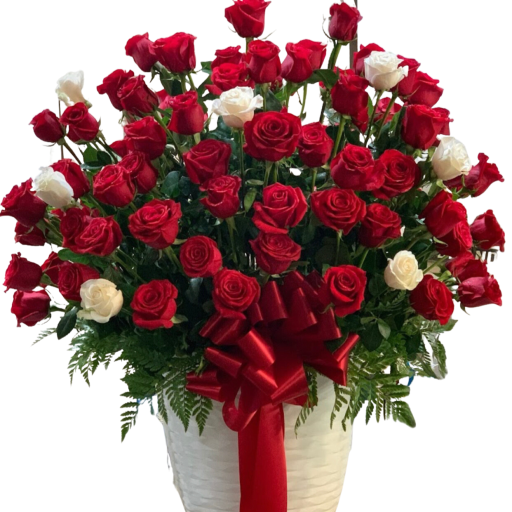 100 Roses Galore - Gibson's Floral Cart